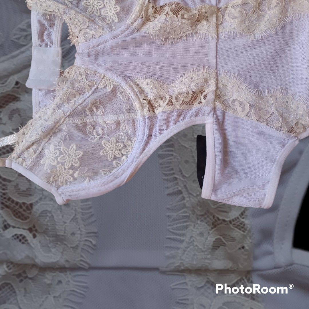 Intimates White Lace One Piece On Carousell