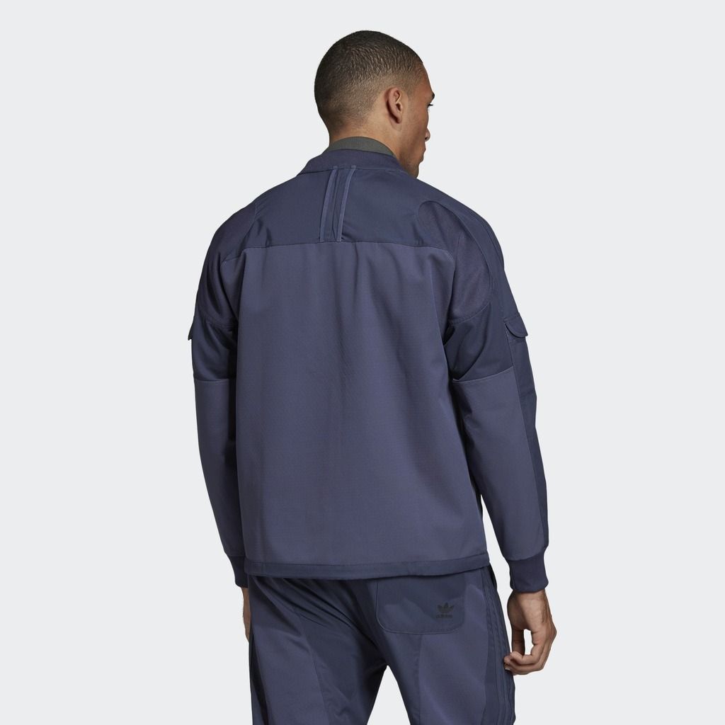 Jaket Adidas PT3 Technical Track Top Bomber Jacket Original DV1981 Blue Reflective, Fesyen Pria ...