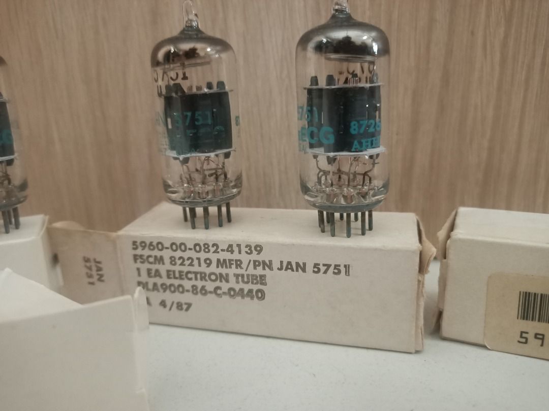 JAN Philips ECG 5751 / 12AX7, Audio, Other Audio Equipment on Carousell