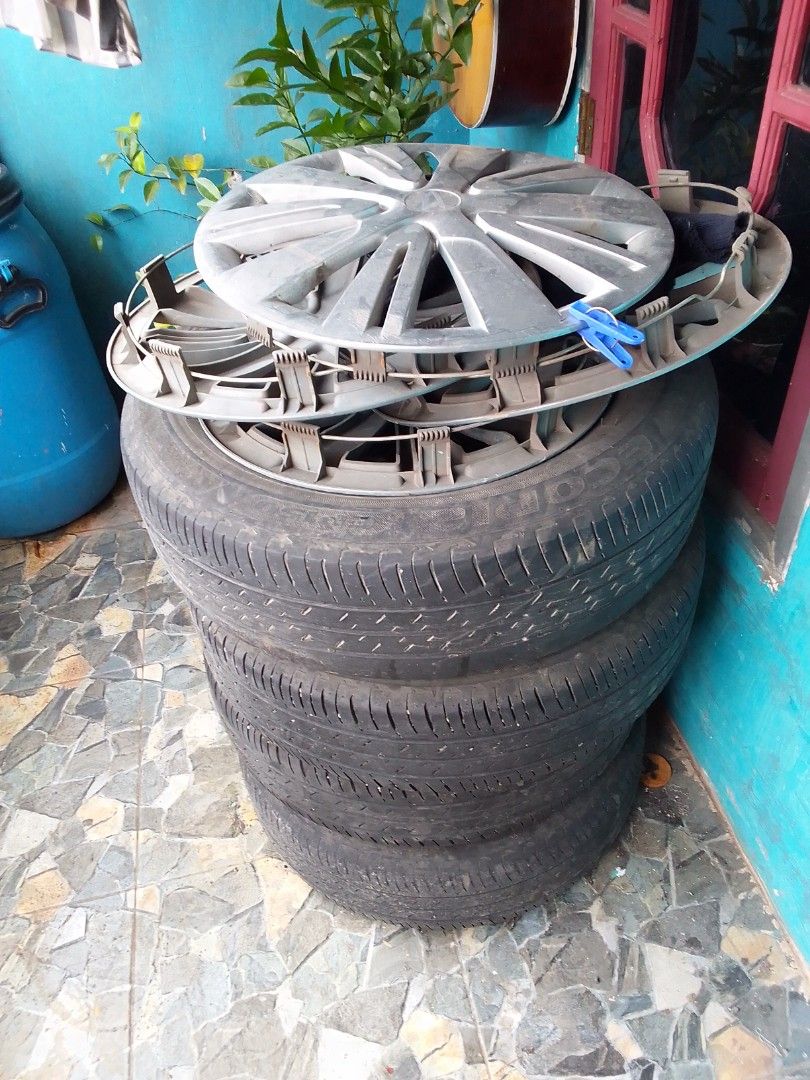Jual velg kaleng sama ban plus dop bawaan sigra x 2021, Aksesoris Mobil ...