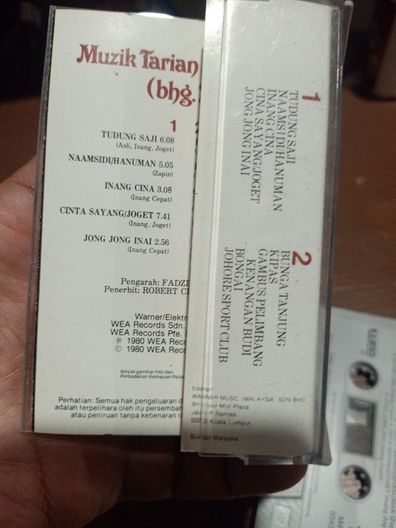 kaset lama tarian melayu - muzik tarian malaysia 80an, Hobbies & Toys ...