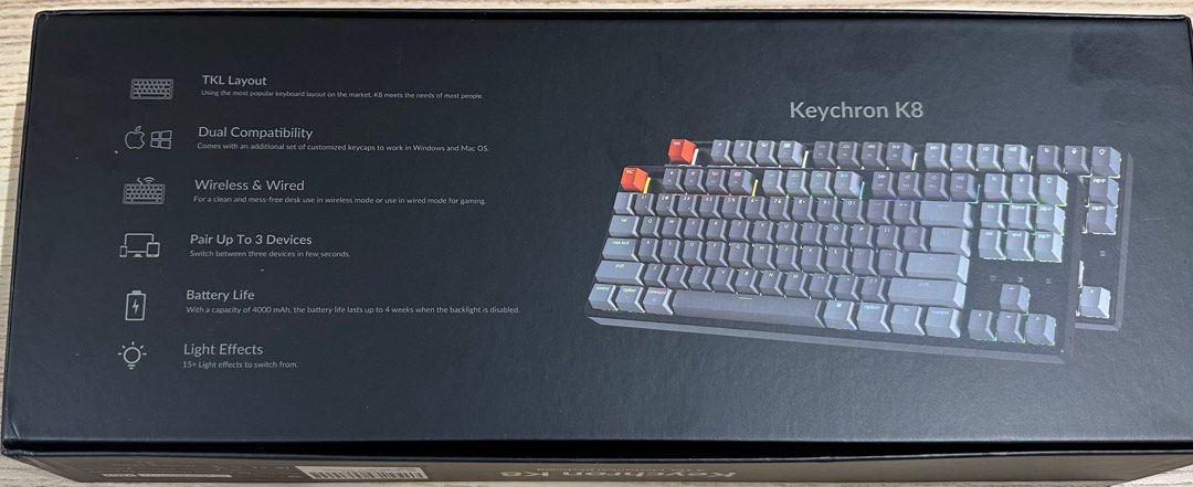 Keychron K8 Mechanical keyboard, Computers & Tech, Parts & Accessories ...
