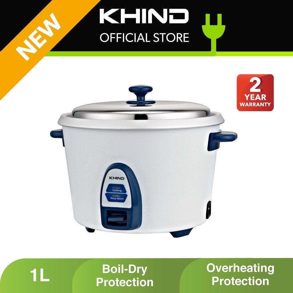 Khind Rice Cooker (1.0L) RC810N, TV & Home Appliances, Kitchen ...