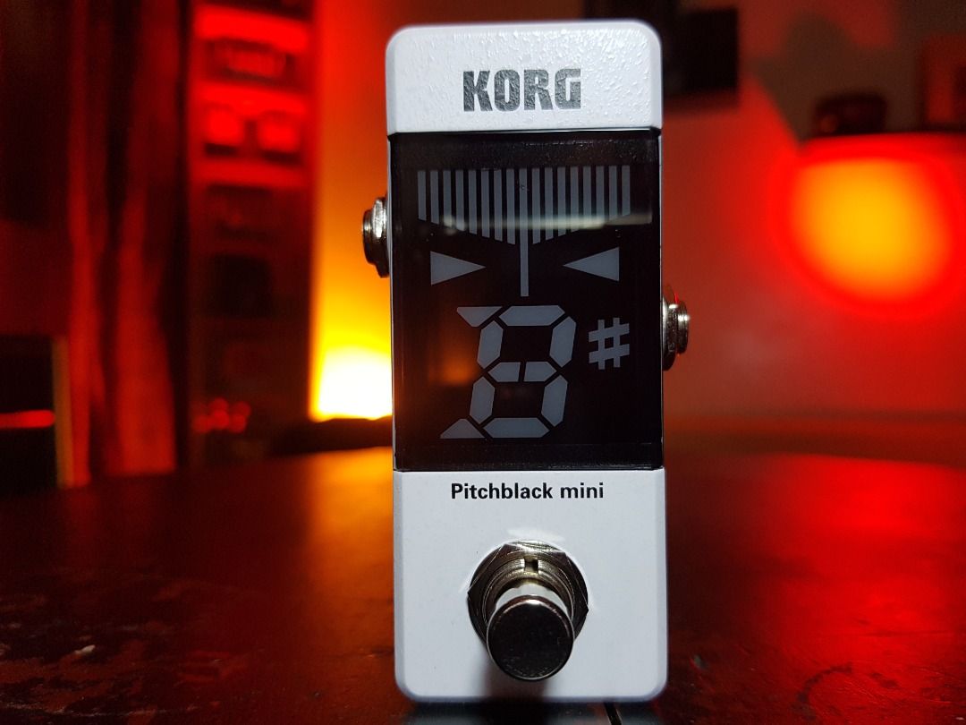 Korg PitchBlack Mini Tuner (White) on Carousell