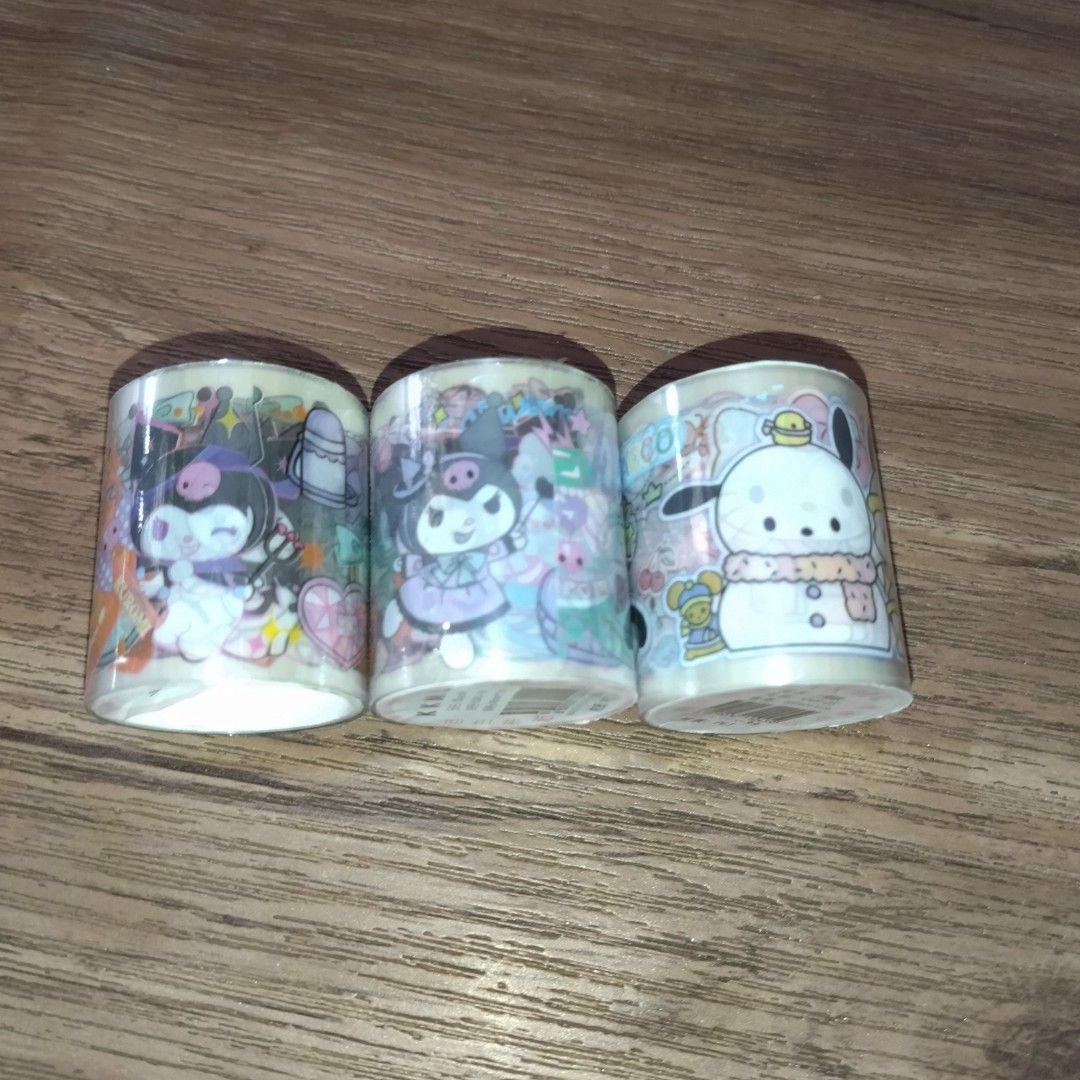 Kuromi & Pochacco Sticker Tape Roll on Carousell