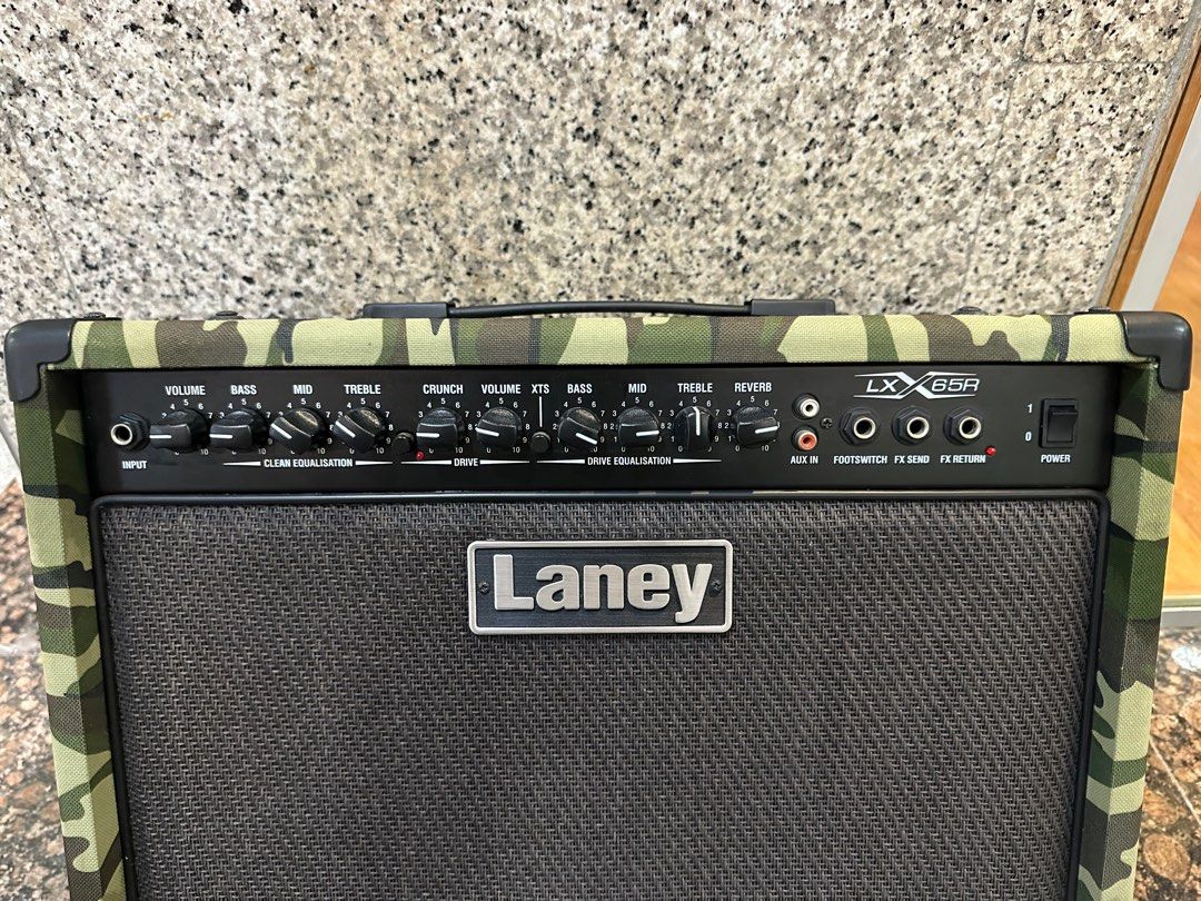 Laney Amp LX65R Camo Electric Guitar Amplifier, Hobbies & Toys, Music ... Laney Amp LX65R Camo Electric Guitar Amplifier, Hobbies & Toys, Music ...