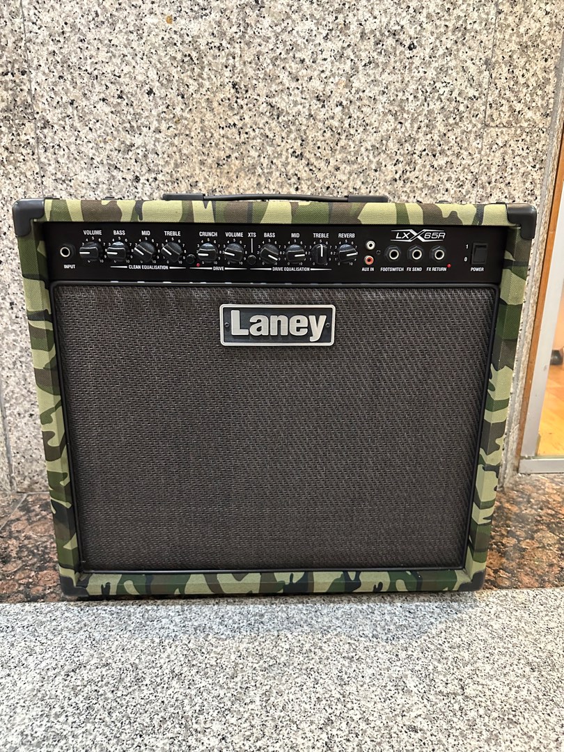 Laney Amp LX65R Camo Electric Guitar Amplifier, Hobbies & Toys, Music ...