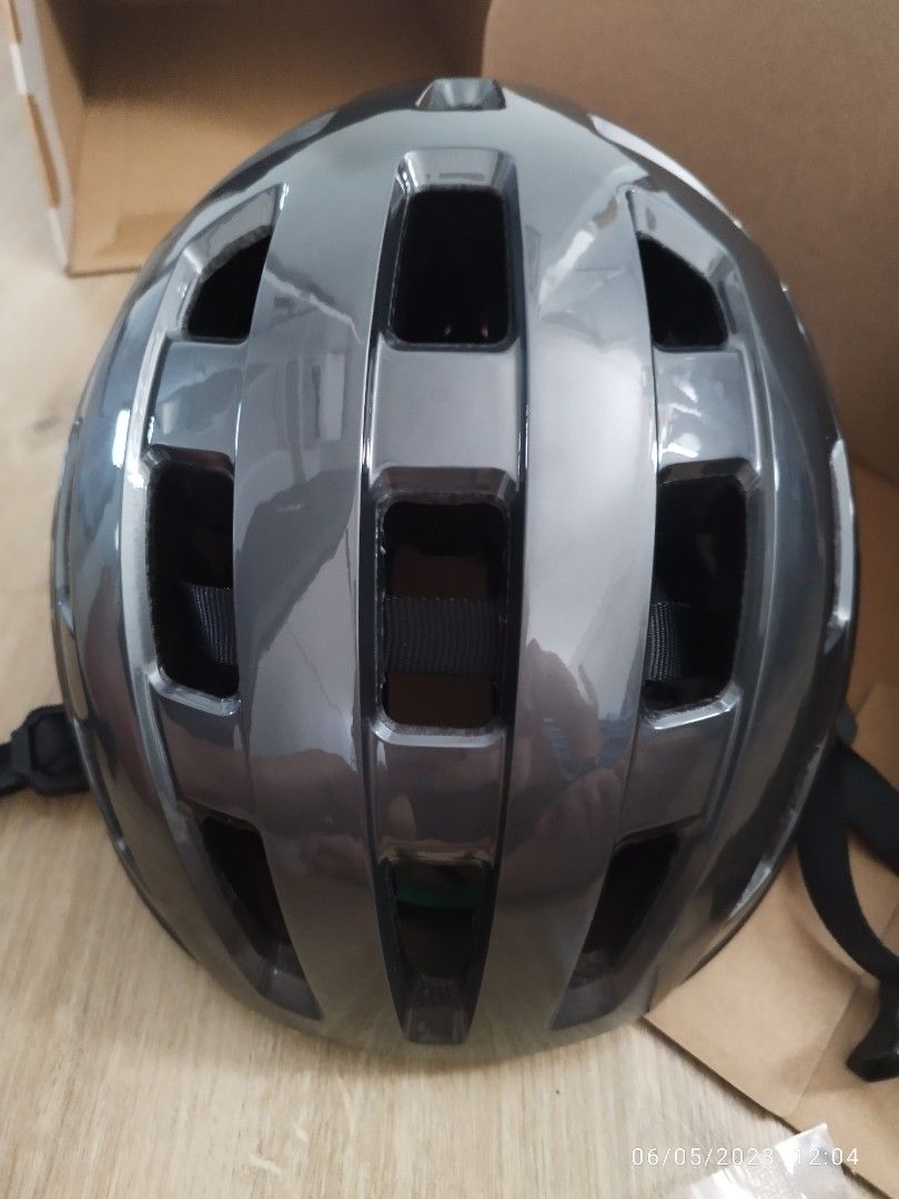 Lazer Tempo Kinetic Core Titanium Helmet, Sports Equipment, Bicycles ...