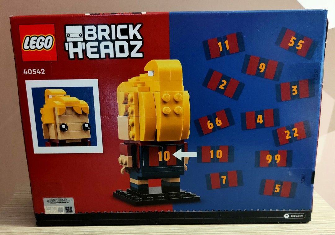 Lego Barcelona brick head, Hobbies & Toys, Toys & Games on Carousell