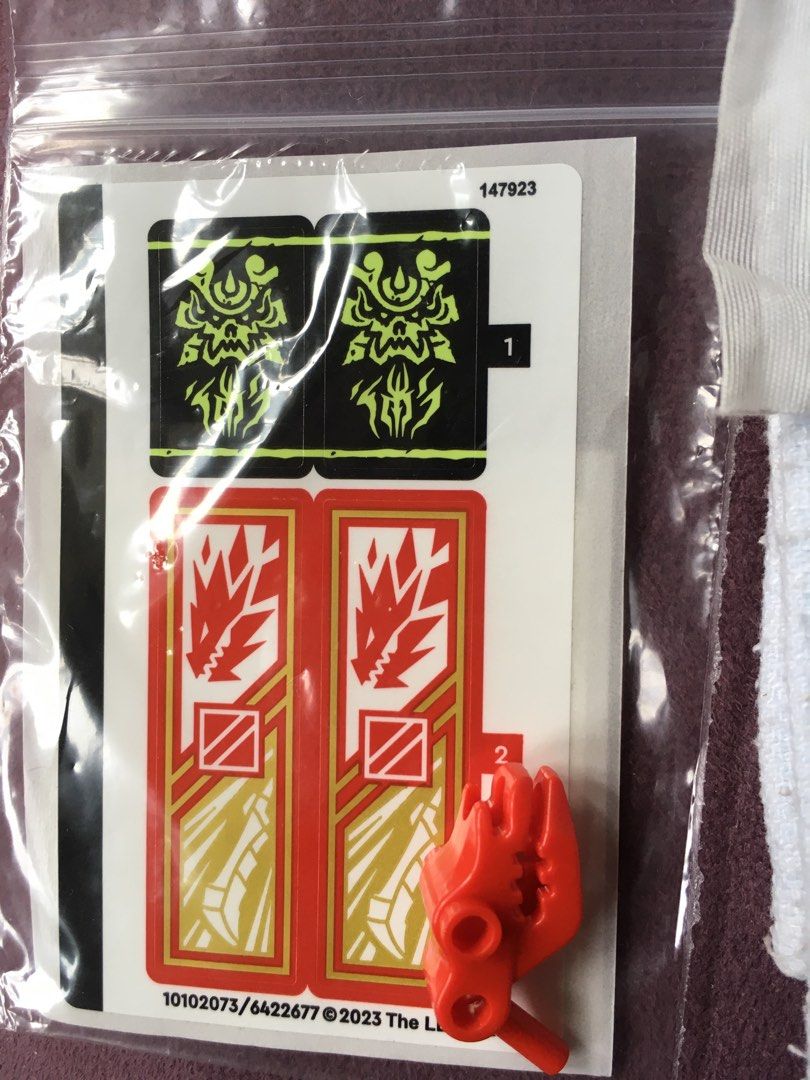 Lego skull and sticker, Hobbies & Toys, Toys & Games on Carousell