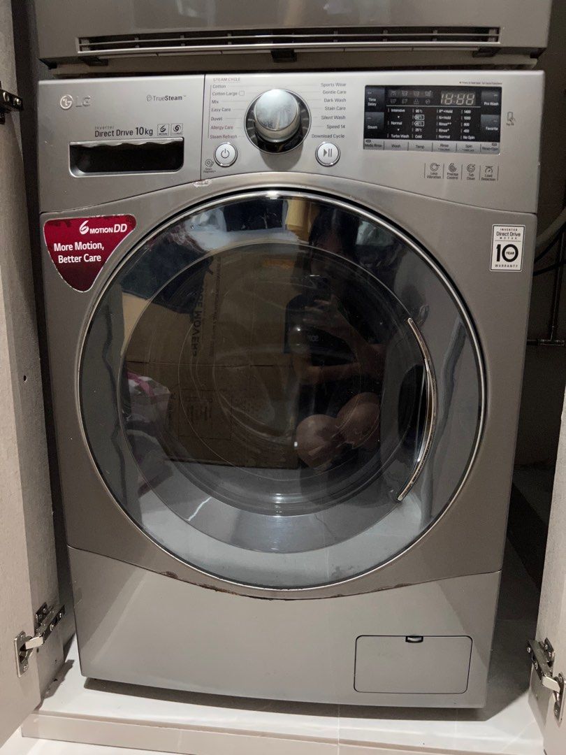 LG inverter direct drive washing machine and dryer set, TV & Home ...