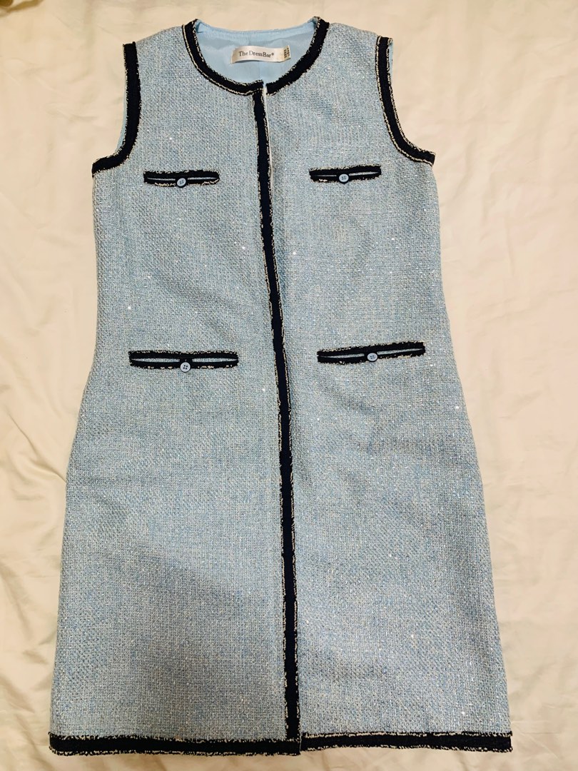 Light blue one piece dress, Women's Fashion, Dresses & Sets, Dresses on ...