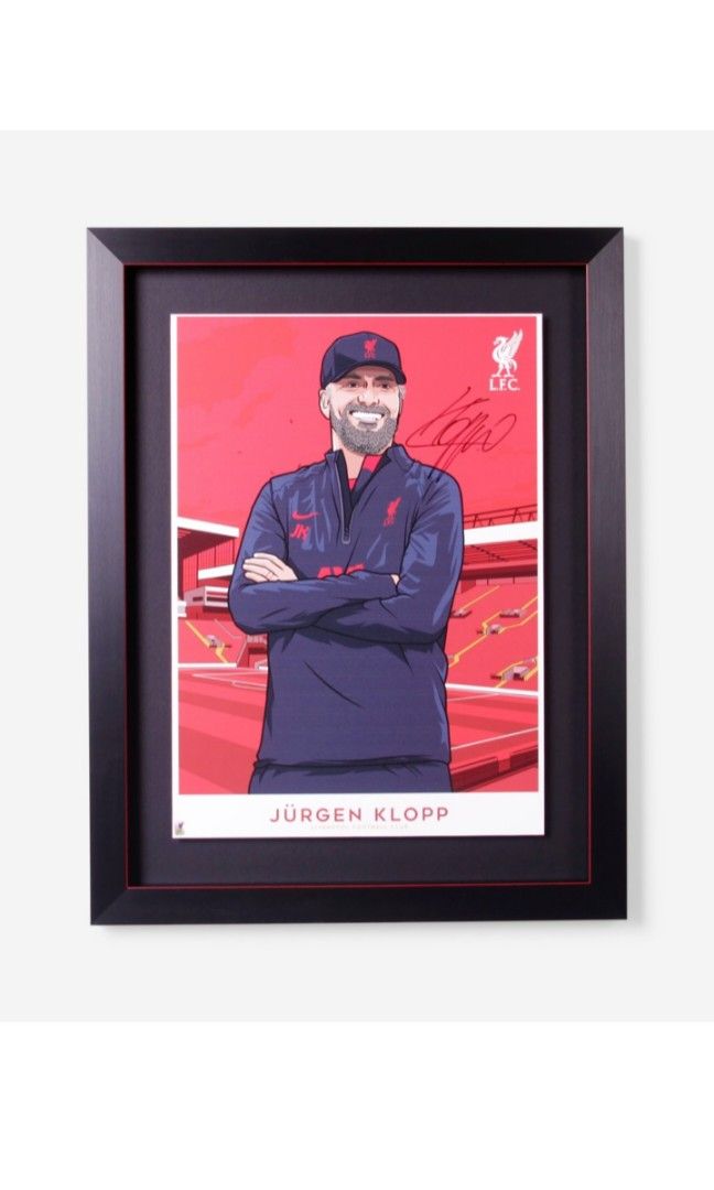 Liverpool FC Jurgen Klopp Signature with A2 print, Hobbies & Toys ...