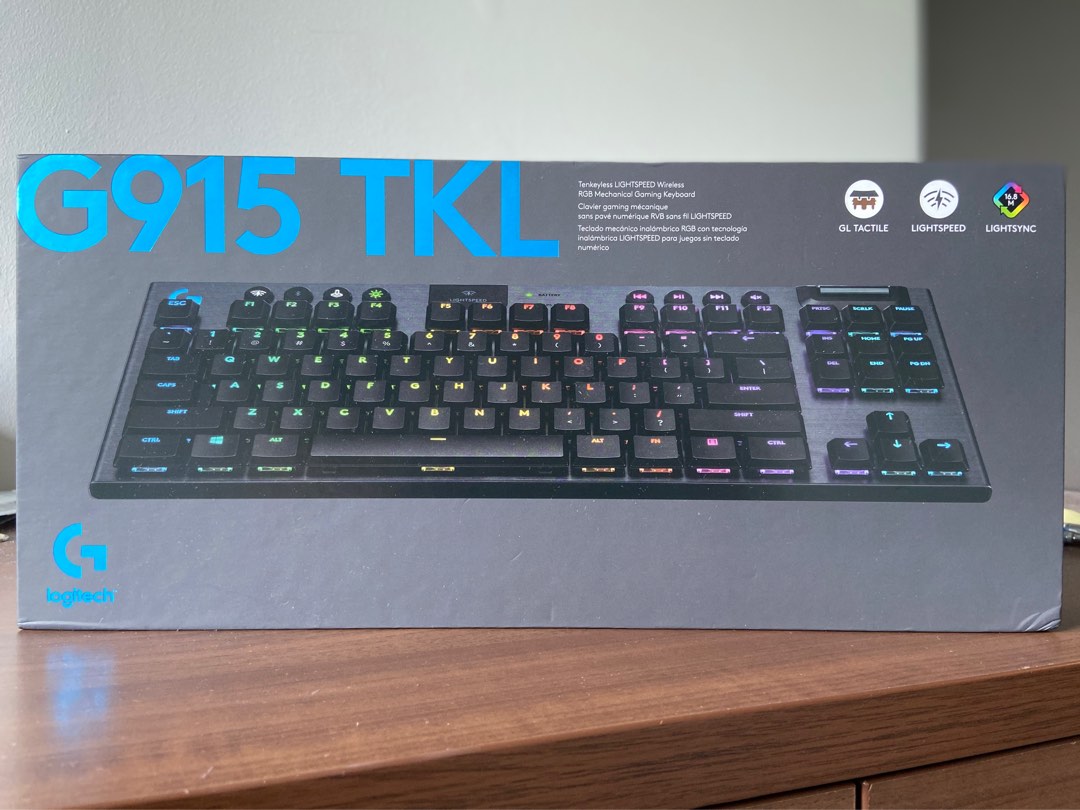 Logitech G915 TKL - Carbon (Black), GL Tactile, Computers & Tech, Parts ...