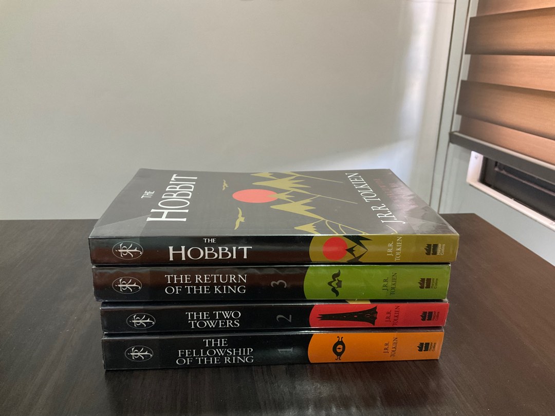Lord of the Rings + The Hobbit book set, Hobbies & Toys, Books ...
