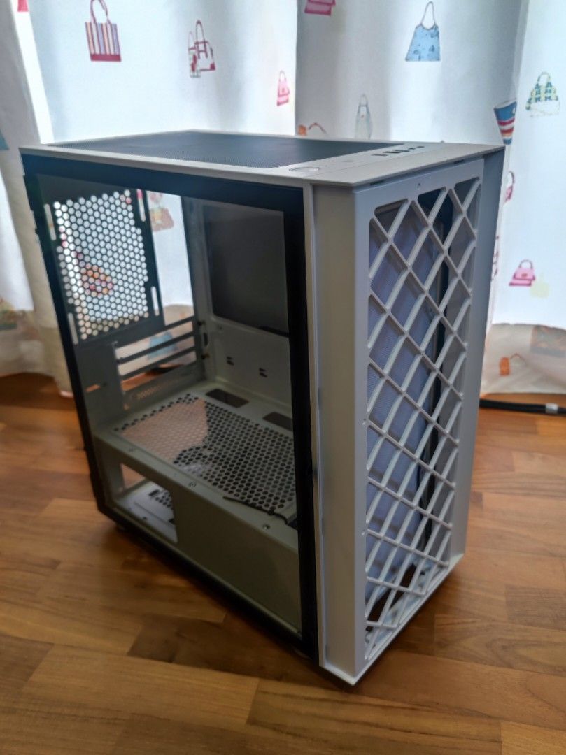 PCCOOLER MATX ITX white pc gaming case, Computers & Tech, Parts ...