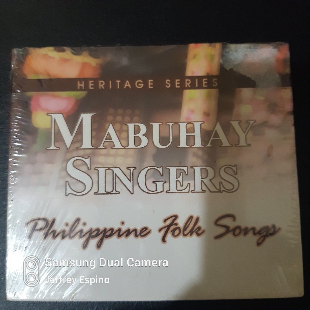 Mabuhay Singers Heritage Series Philippine Folk Songs opm cd, Hobbies ...