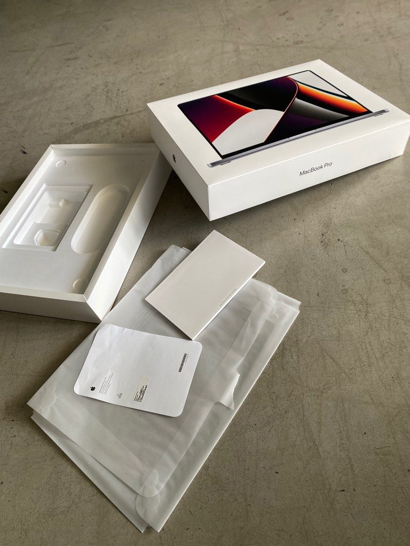 MacBook Pro M1 Pro 16-inch box only, Computers & Tech, Laptops ...