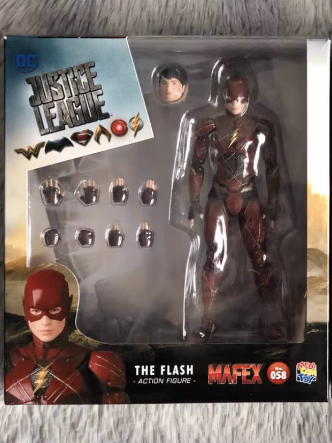 MAFEX JUSTICE LEAGUE NO.058 THE FLASH, Hobbies & Toys, Toys & Games on ...
