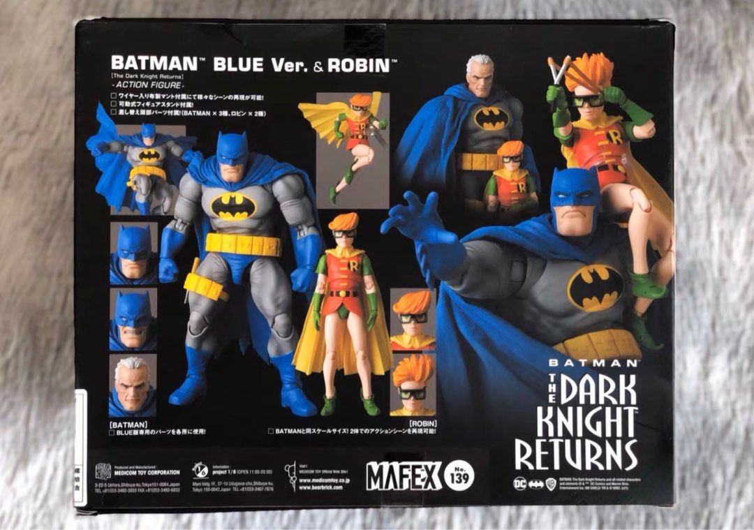 MAFEX NO. 139 THE DARK KNIGHT RETURNS BATMAN & ROBIN, Hobbies & Toys ...