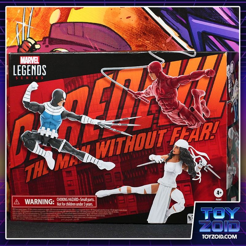 Marvel Legends Daredevil Elektra Bullseye Man Without Fear 3 Pack ...