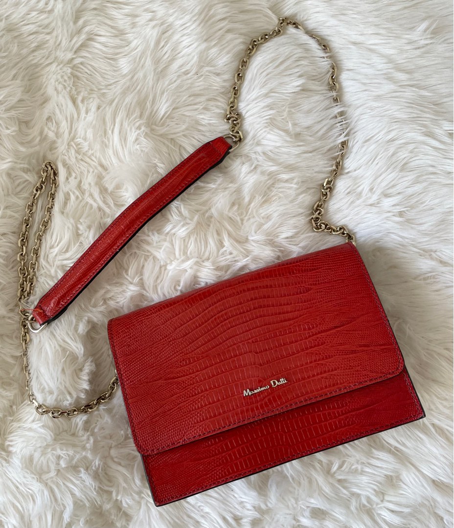 Massimo Dutti Leather Bag on Carousell
