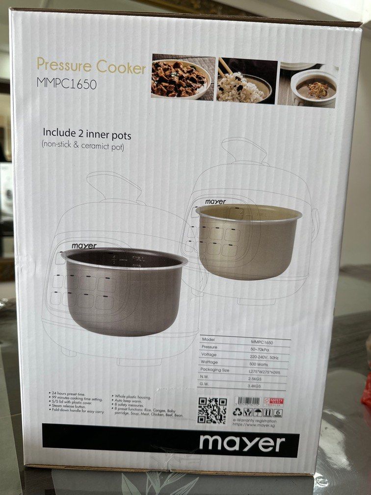 Mayer rice cooker, TV & Home Appliances, Kitchen Appliances, Cookers on ...