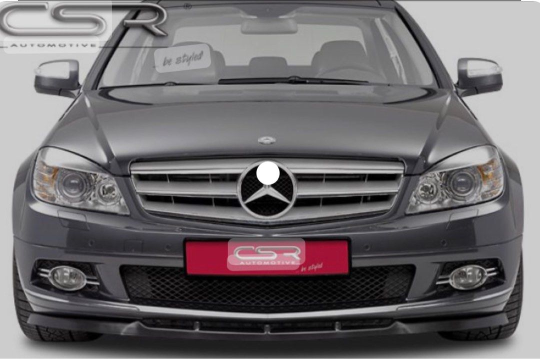Maxton Design Mercedes C Class W204 Front Spoiler Lip |Splitter, Car ...