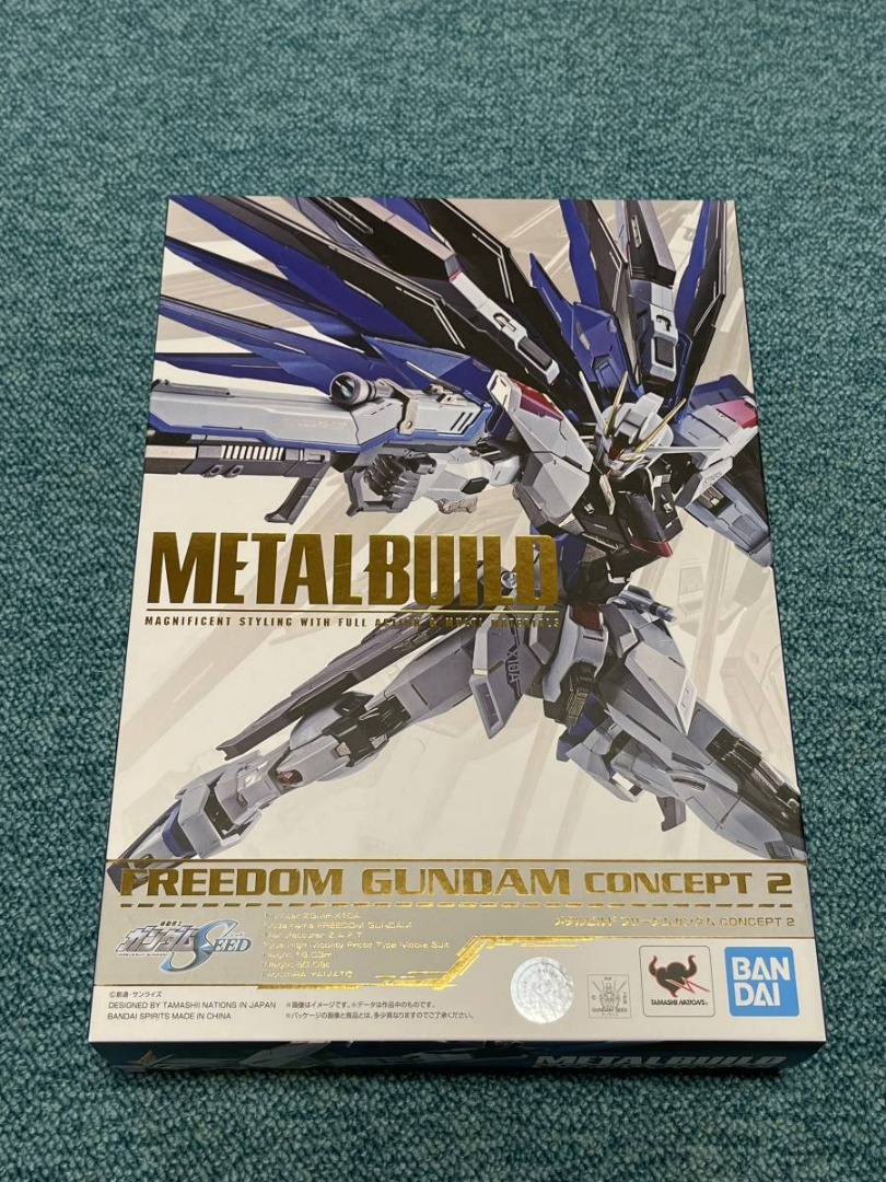 全新未開封★METAL BUILD 機動戰士高達SEED 自由高達CONCEPT 2, 興趣及遊戲, 玩具 & 遊戲類 - Carousell