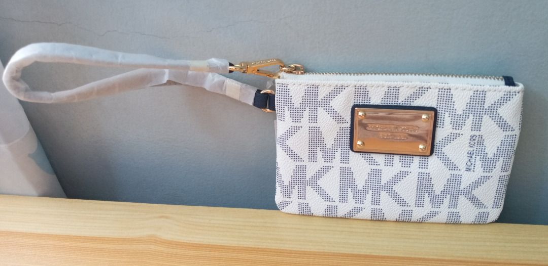 Michael Kors Jet Set Small Signature Wristlet Luxury Bags Wallets on Carousell