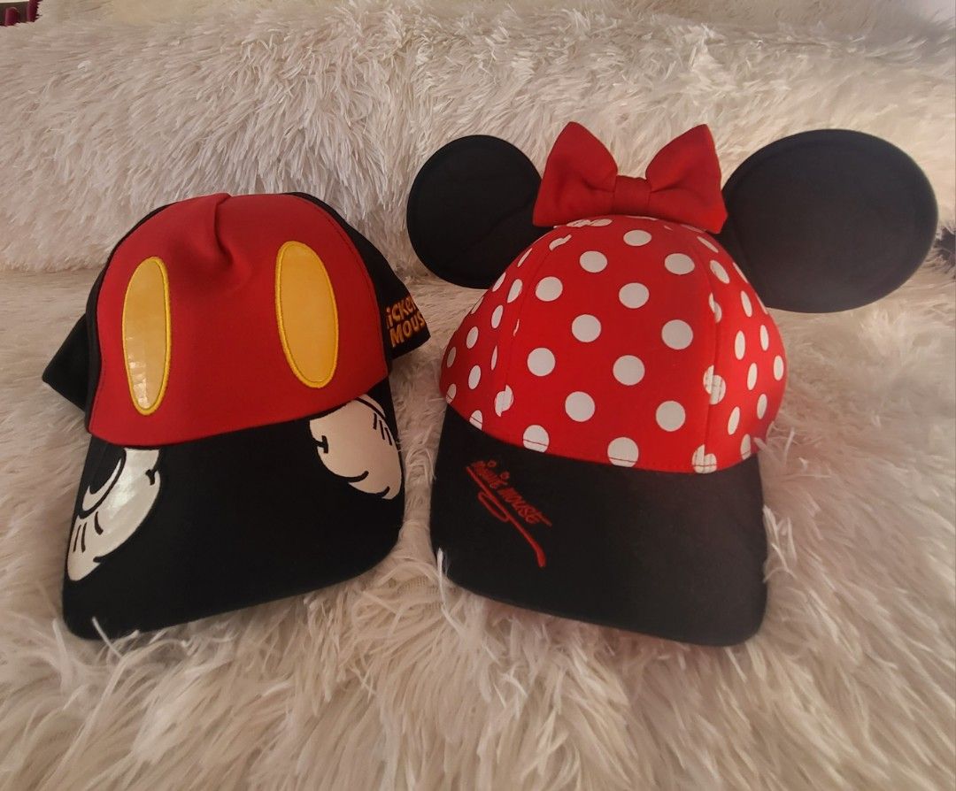 Mickey Mouse Minnie Mouse Caps, Men's Fashion, Watches & Accessories, Caps & Hats on Carousell