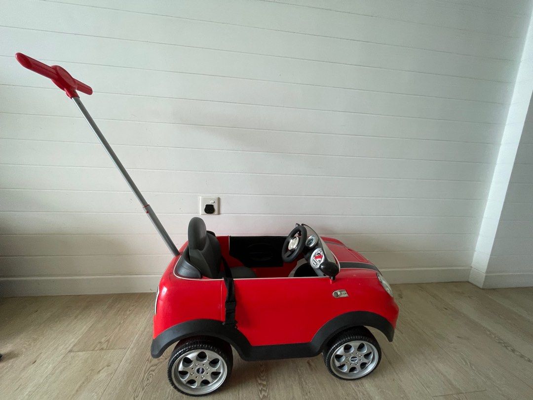 Mini Cooper baby push car, Hobbies & Toys, Toys & Games on Carousell