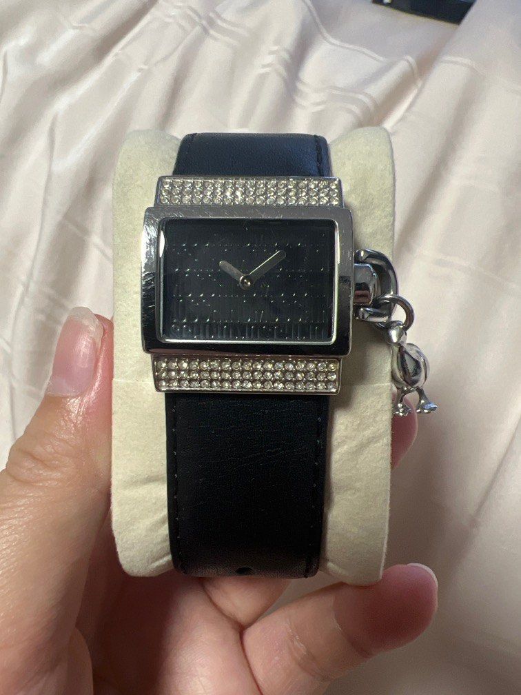 Moschino Leather Watch, Luxury, Watches on Carousell