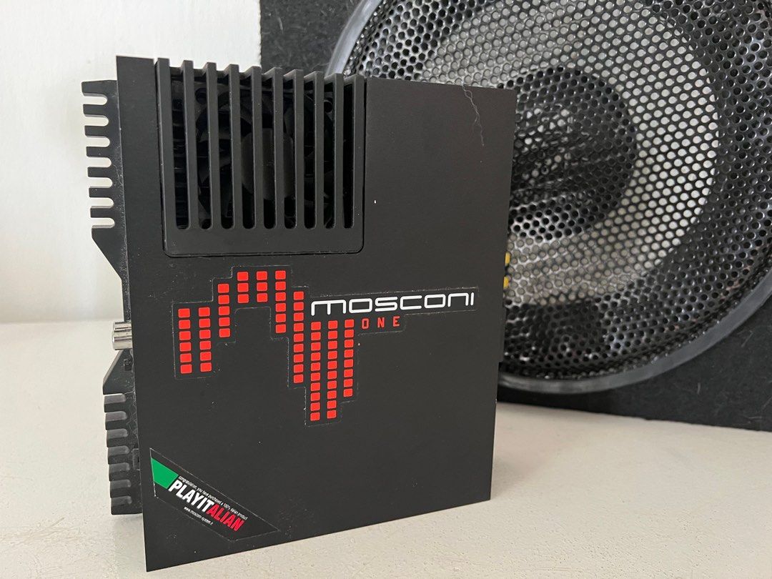 Mosconi One 130.2 and Ground Zero woofer, Car Accessories, Electronics ...