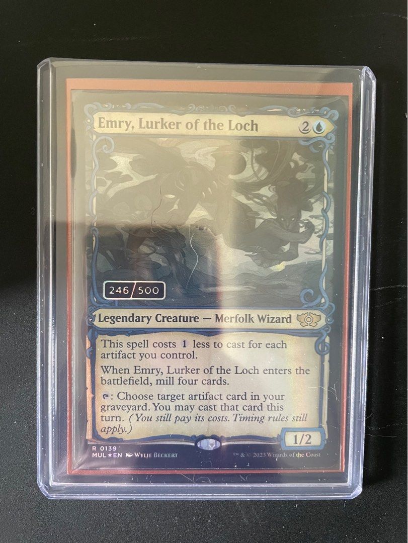 MTG Emry, Lurker of the Loch (Multiverse Legends, Serialized), Hobbies ...