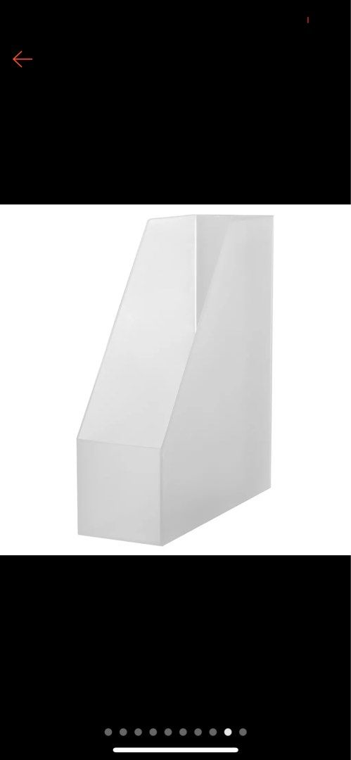 Muji Polypropylene Stand File Box A4, Furniture & Home Living, Home ...