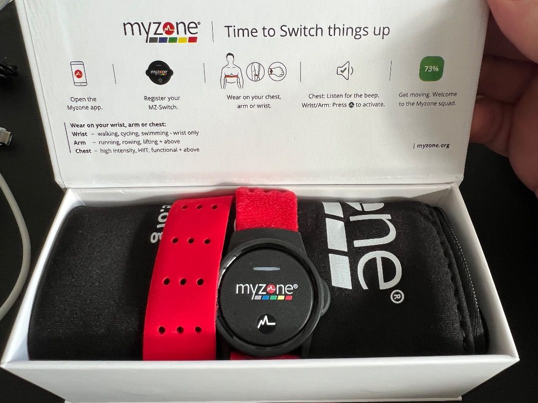 MyZone MZ-Switch, Health & Nutrition, Health Monitors & Weighing Scales ...