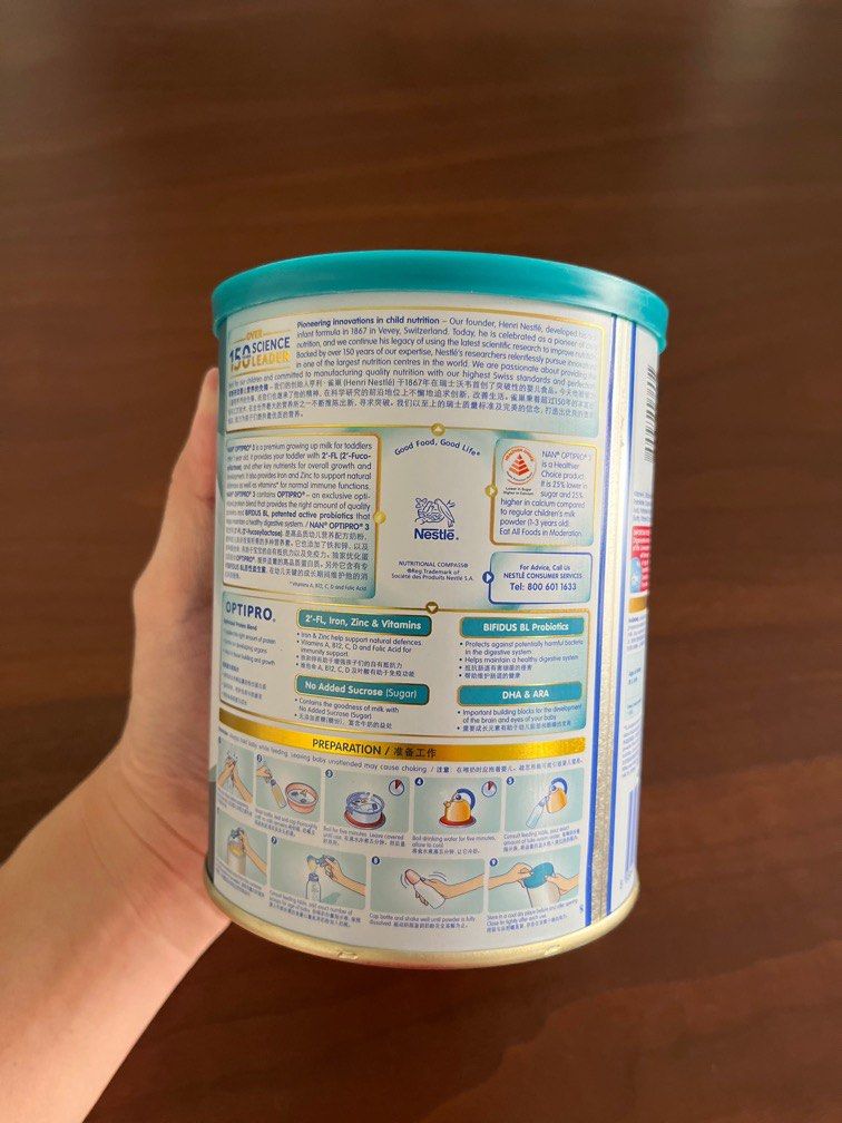 Nestle Nan Optipro 3 (400g) with free vouchers, Babies & Kids, Nursing ...