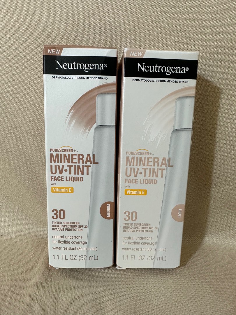 Neutrogena pure screen Mineral UV Tint spf 30 32ml , 美容＆個人護理, 健康及美容 ...