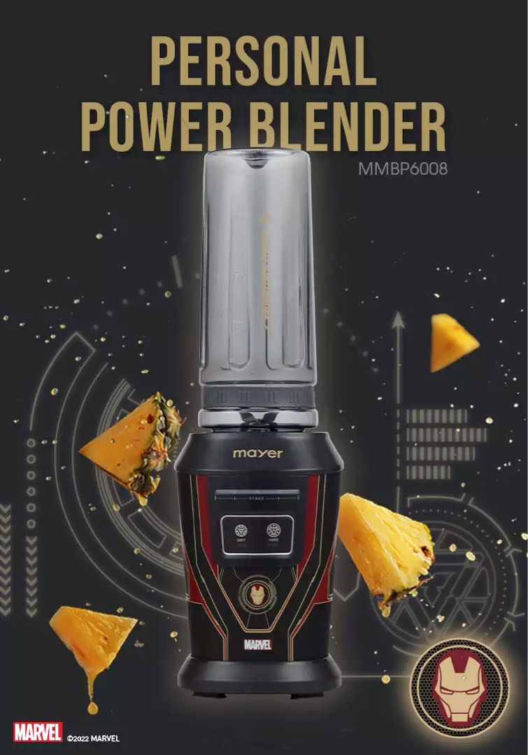 New in Box! Marvel Iron Man Mayer Personal Power Blender, TV & Home ...