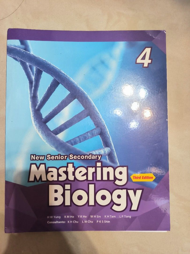New Senior Secondary Mastering Biology Book 4, 興趣及遊戲, 書本 & 文具, 教科書 ...