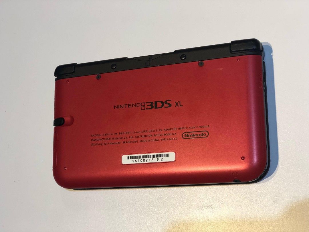 Nintendo 3DS XL mario red edition with installed games, Video Gaming ...