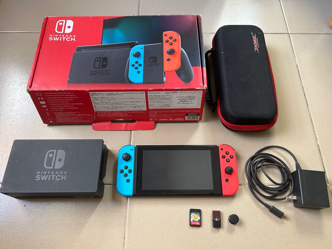 Nintendo Switch with box on Carousell