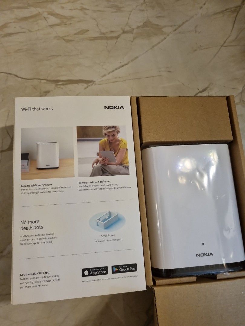 Nokia WiFi mesh beacon 1, Computers & Tech, Parts & Accessories ...