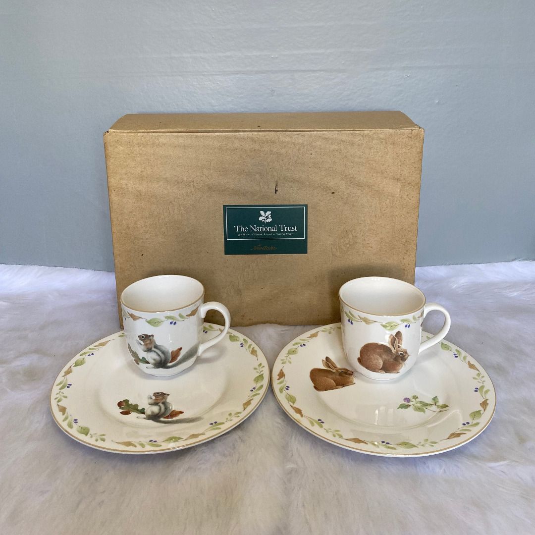 Noritake The National Trust Ltd Edition Breakfast Plate & Cup Set ...
