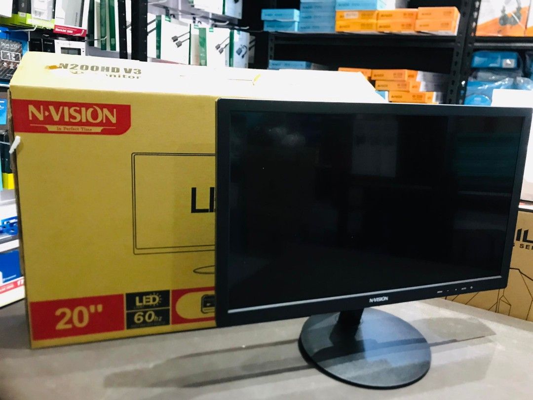 Nvision 20" LED Monitor 60Hz HDMI VGA PC Desktop N200HD V3, Computers ...