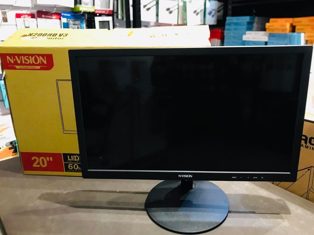 Nvision 20" LED Monitor 60Hz HDMI VGA PC Desktop N200HD V3, Computers ...
