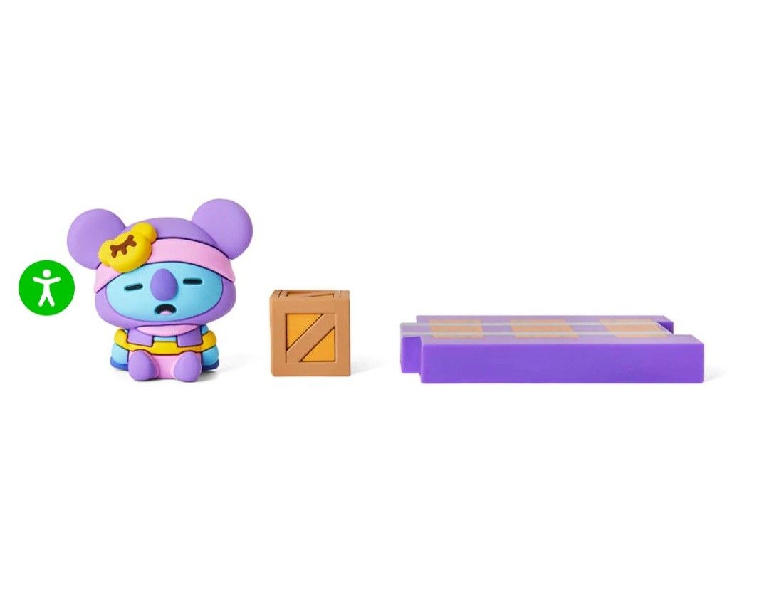 Official Brawl Stars X BT21 BIBI RJ BUILDABLE FIGURINE on Carousell