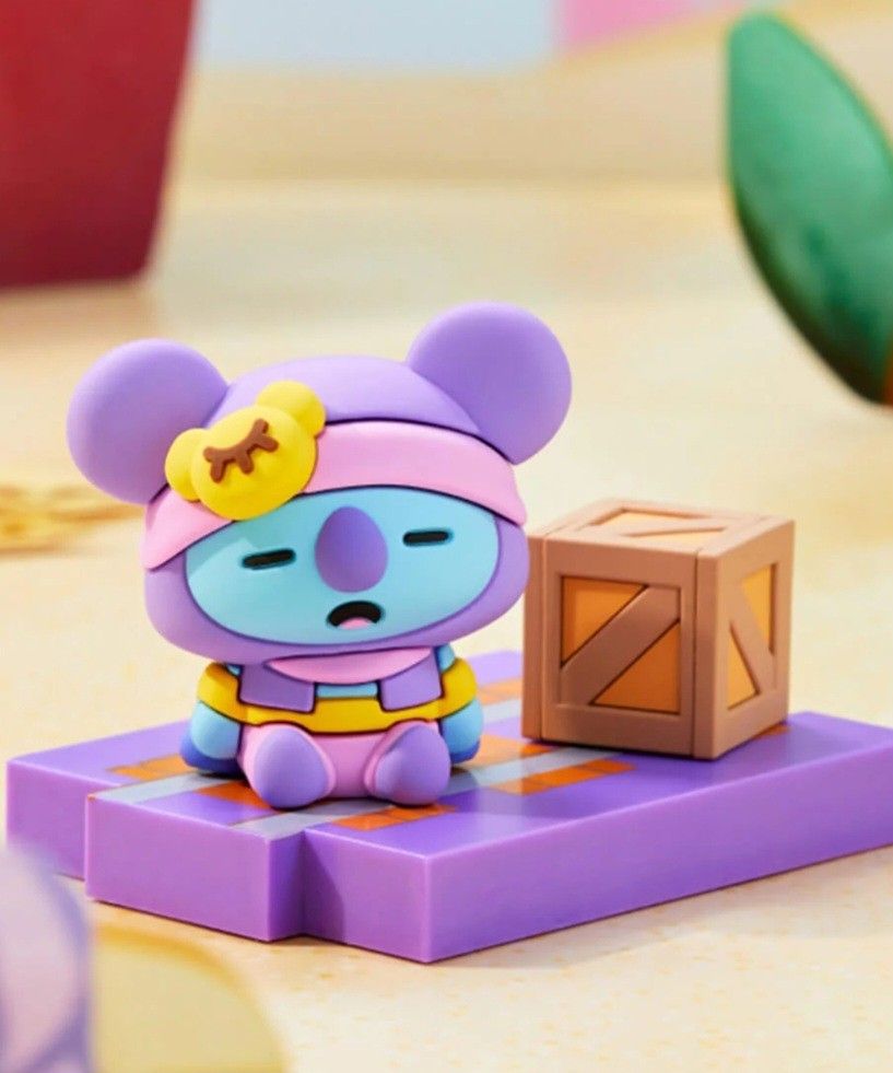 Official Brawl Stars X BT21 BIBI RJ BUILDABLE FIGURINE on Carousell