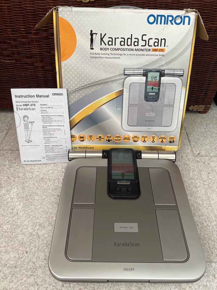 Omron Karada Scan HBF-375, Health & Nutrition, Health Monitors ...